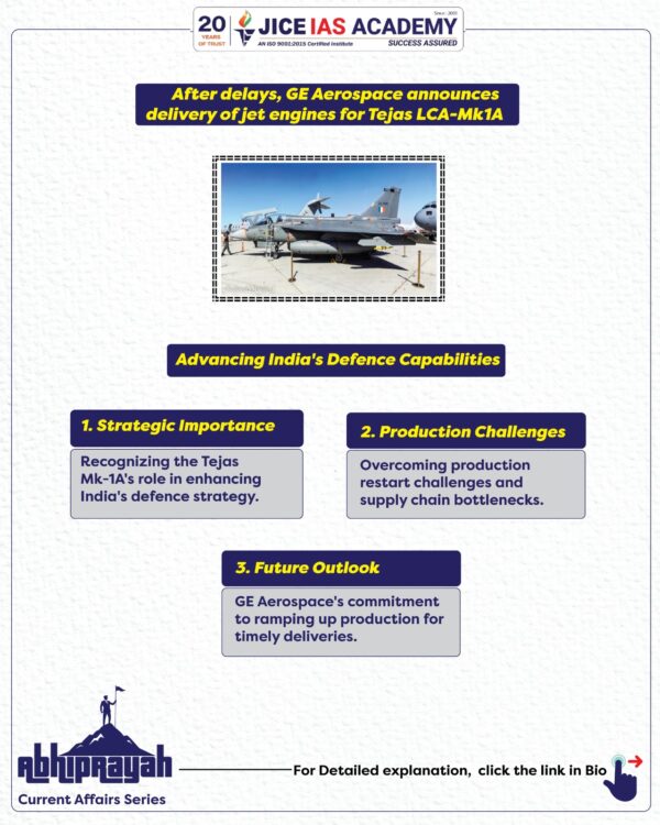 After delays, GE Aerospace announces delivery of jet engines for Tejas ...